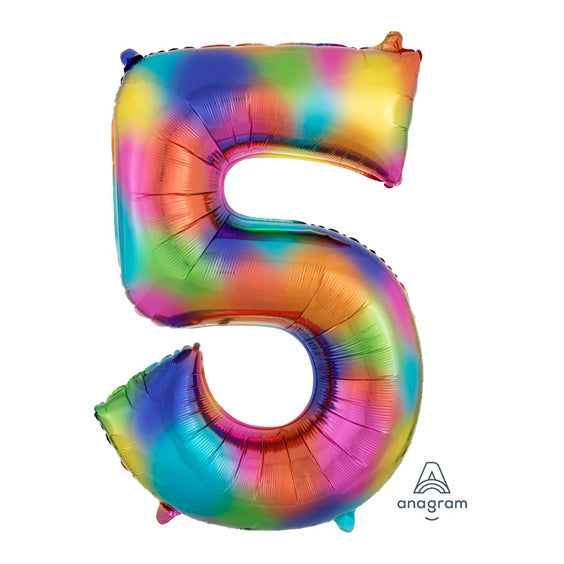 Number 5 - Rainbow Splash – MyBalloonStore